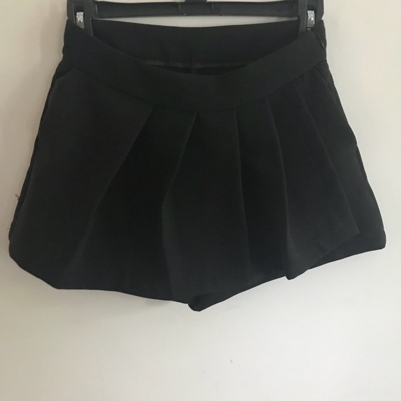 Shorts | Black Ruffle Skort | Poshmark
